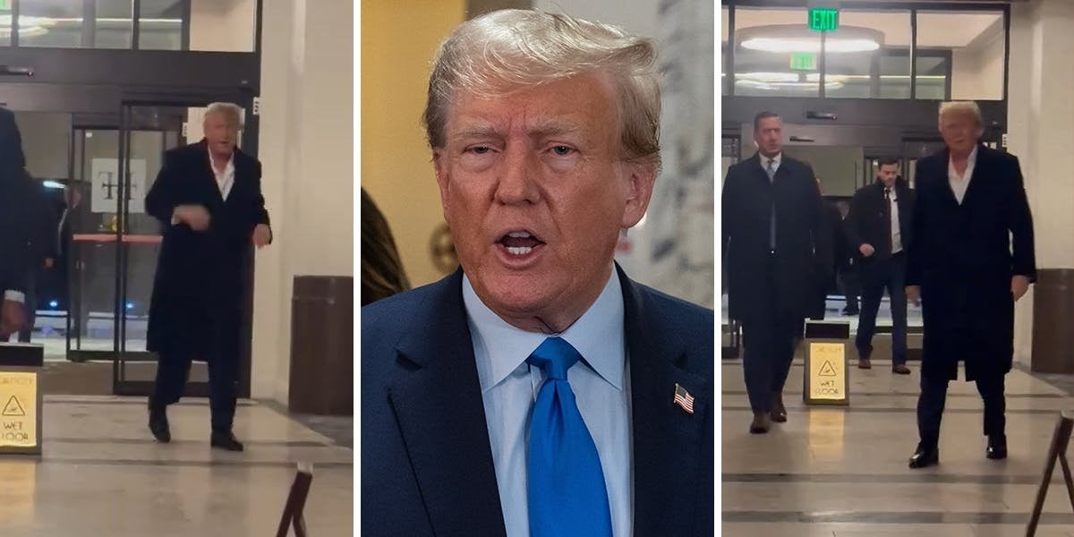 ‘He doesn’t look well’: Video of Trump’s ‘dragging’ right leg sparks ...