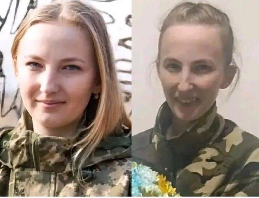 Ukrainian combat medic Halyna Fedyshyn before and after Russian ...