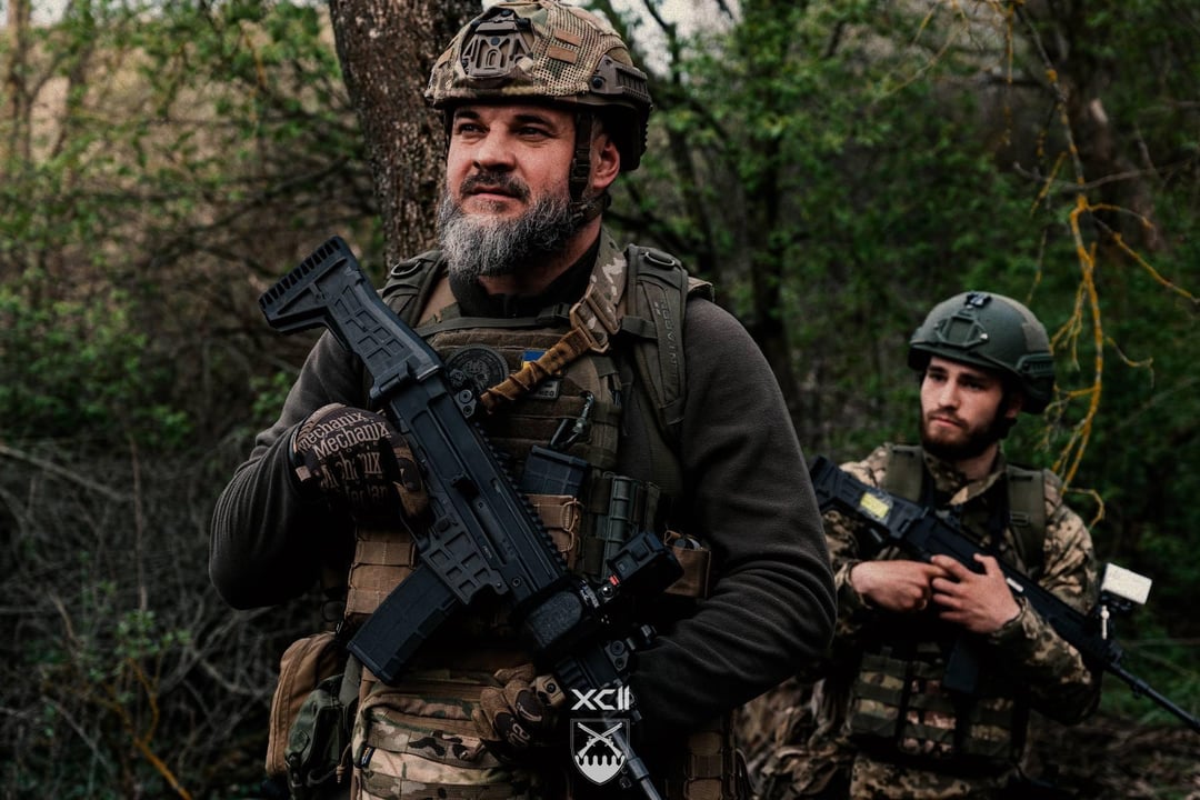 Soldiers from the Separate Assault Brigade named after Koshovyi Otaman ...