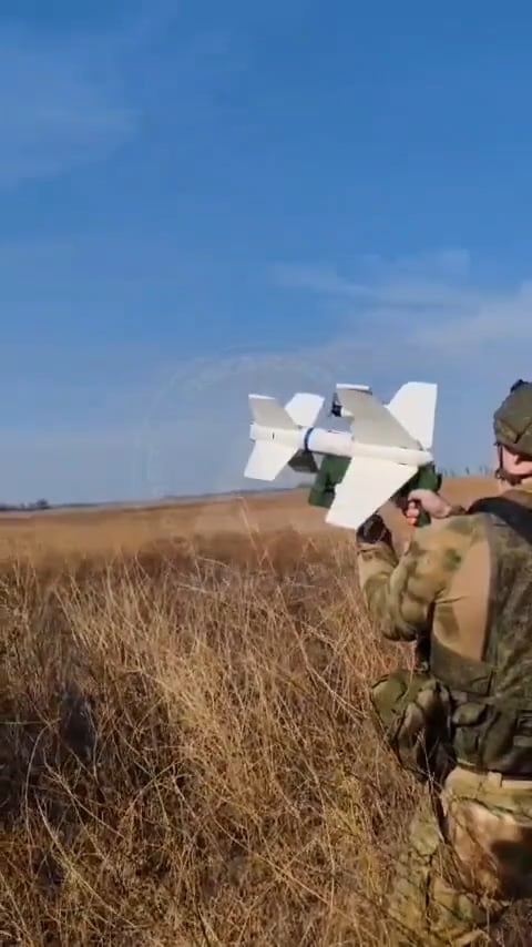Russian “yolka” drone interceptor allegedly detonating the payload of a ...