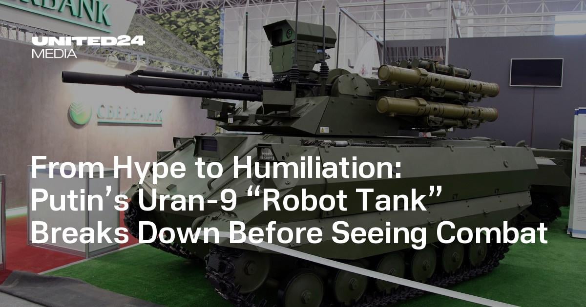 From Hype to Humiliation: Putin’s Uran-9 “Robot Tank” Breaks Down ...